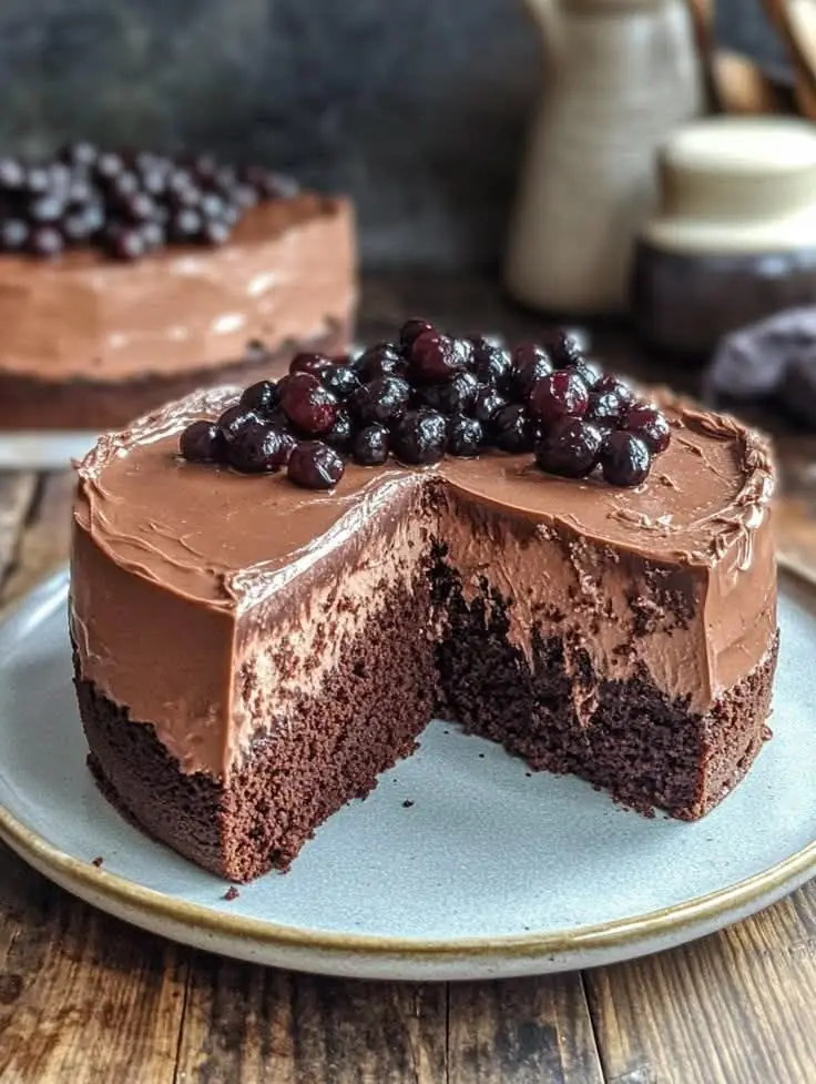 Chocolate Cassis Cake Delight