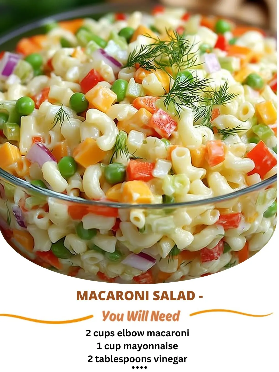Macaroni Salad - Don't LOSE this Recipe