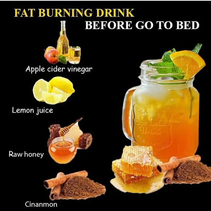🔥 Fat-Burning Bedtime Drink to Boost Metabolism While You Sleep 🍯🍋🌙