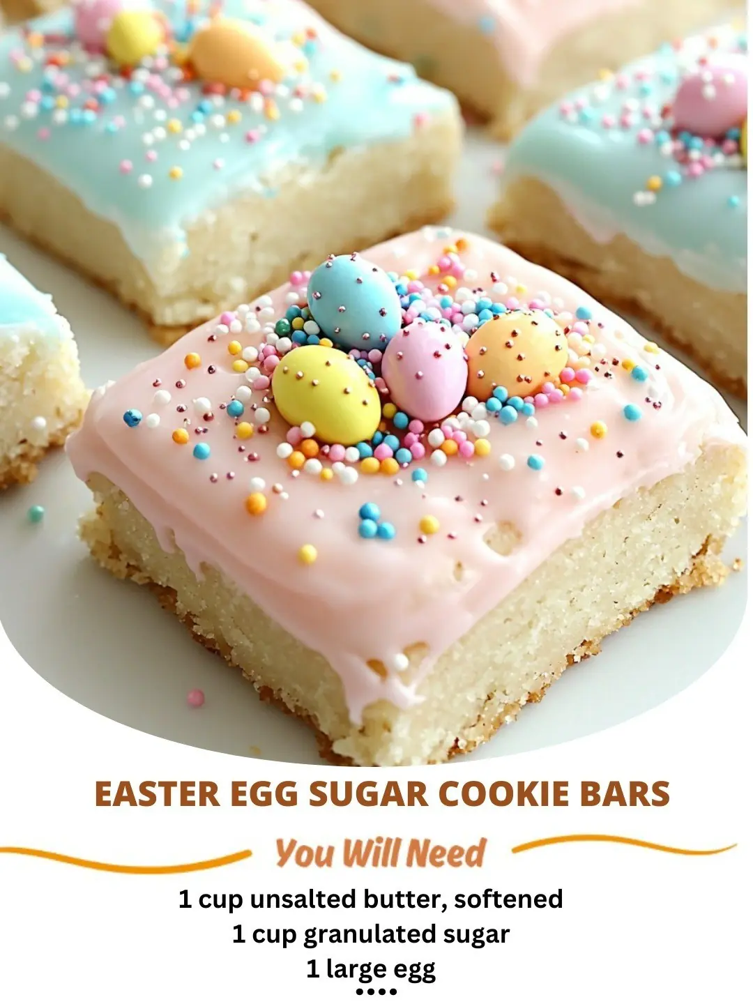 Easter Egg Sugar Cookie Bars: Soft, Buttery, and Perfect for Springtime ...