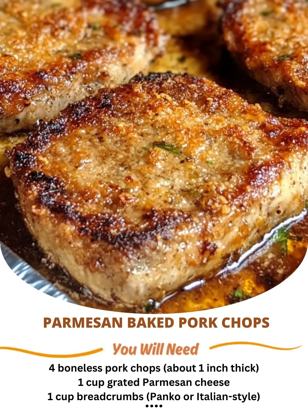 Parmesan Baked Pork Chops