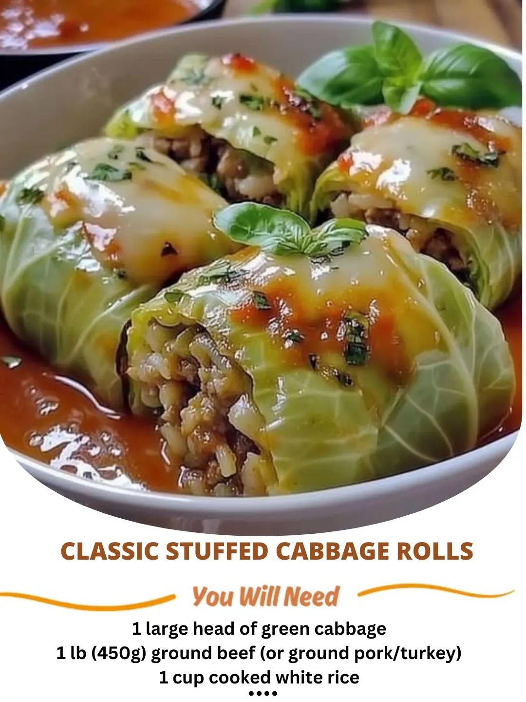 Classic Stuffed Cabbage Rolls